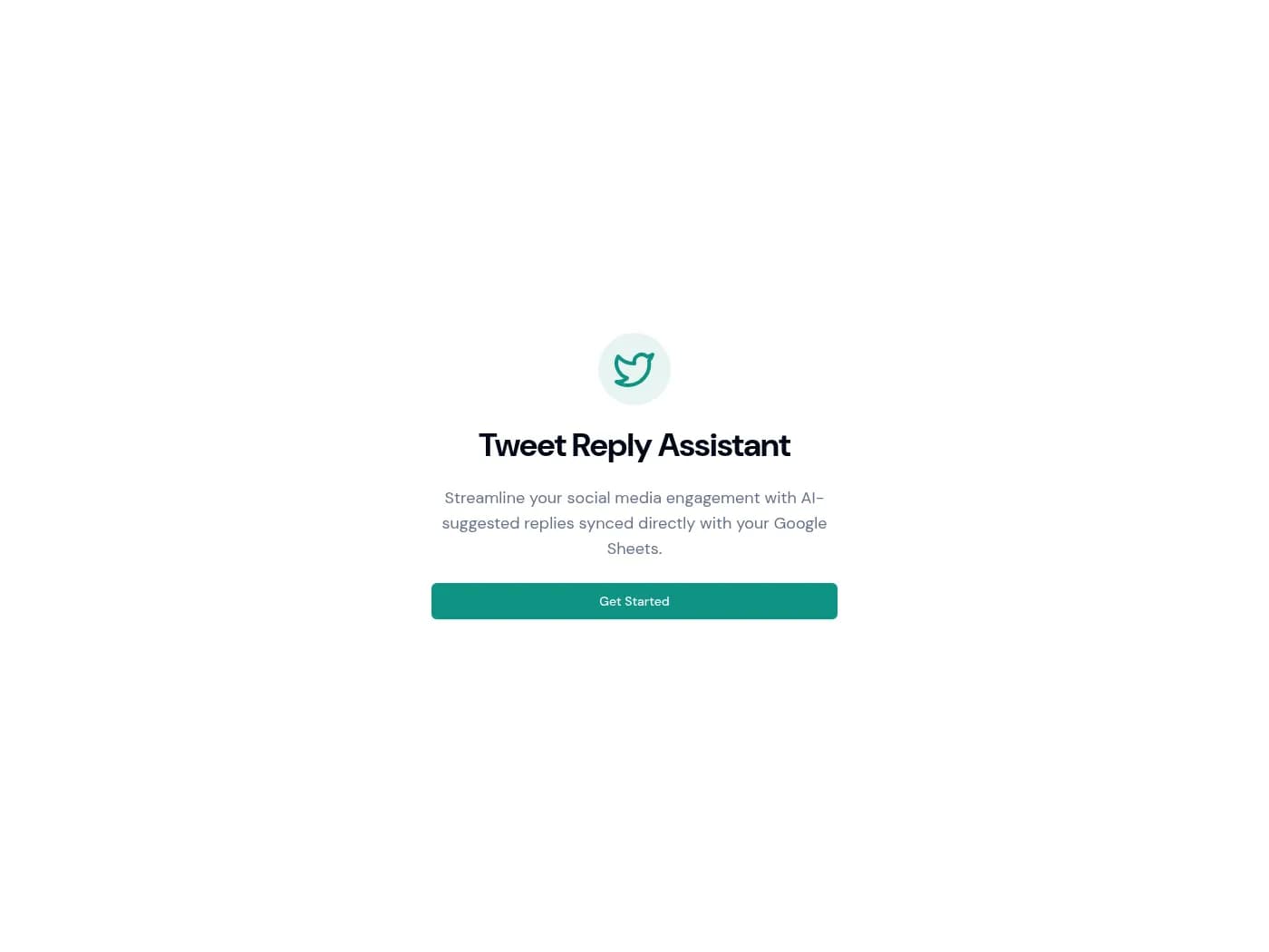 Tweet Reply Assistant