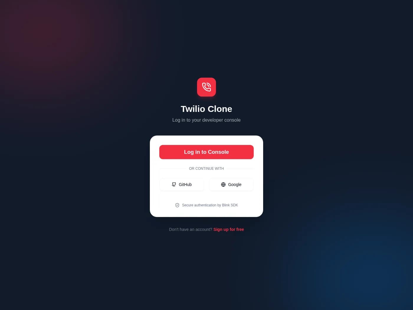 Twilio Clone