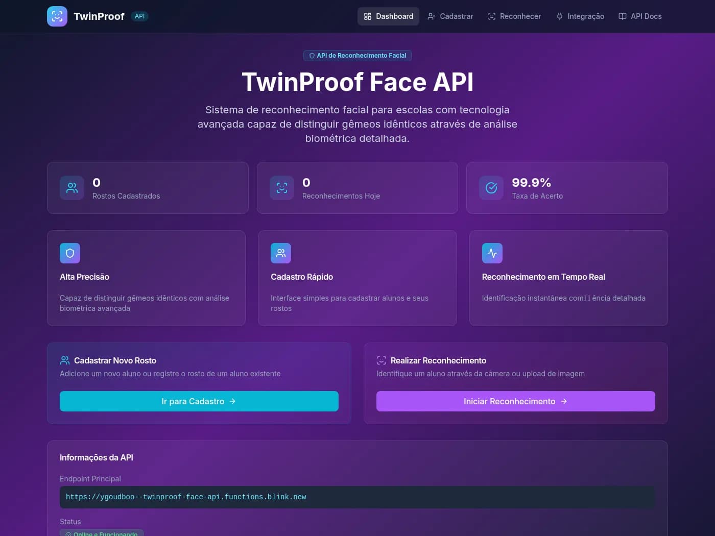 TwinProof Face API