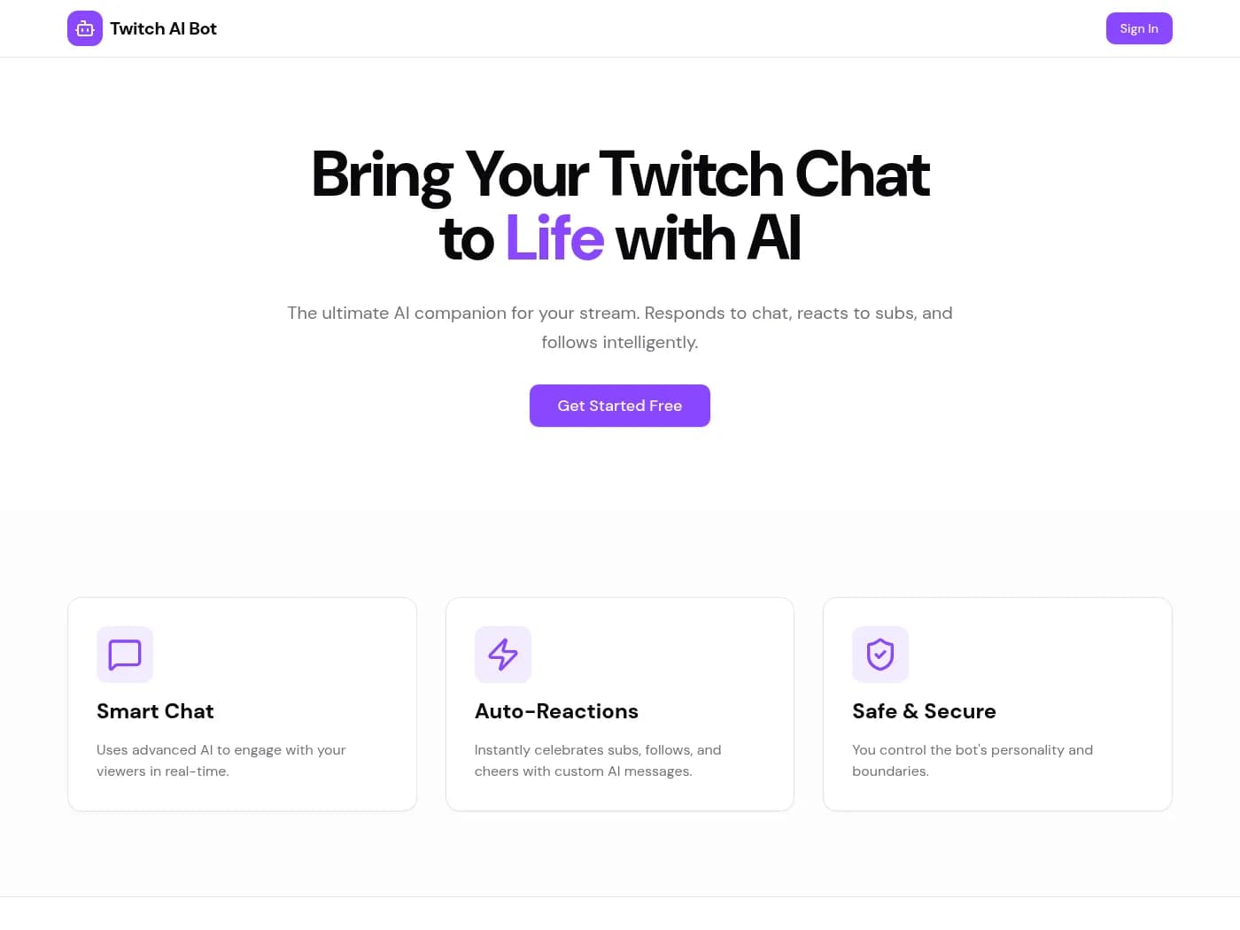 Twitch AI Chatbot
