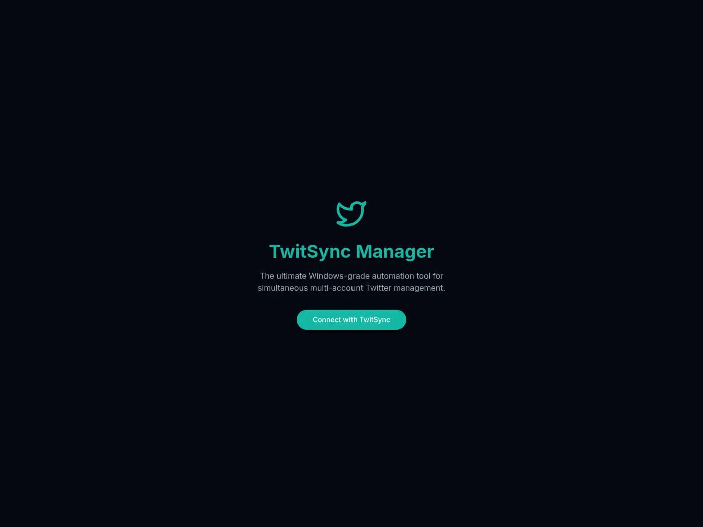 TwitSync Manager