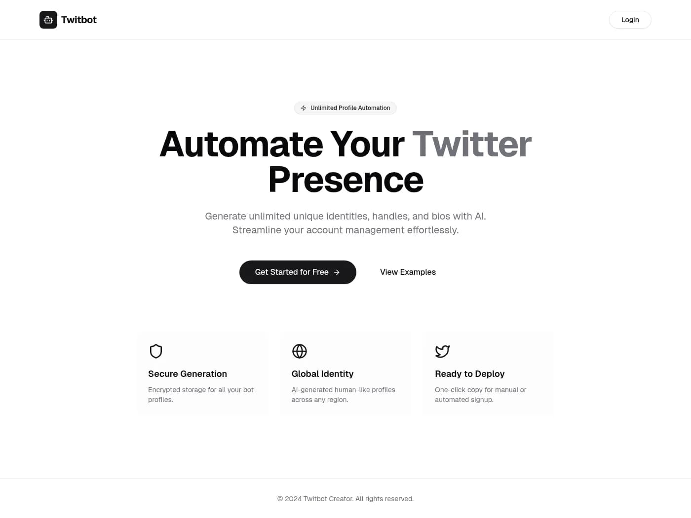 Twitbot Creator