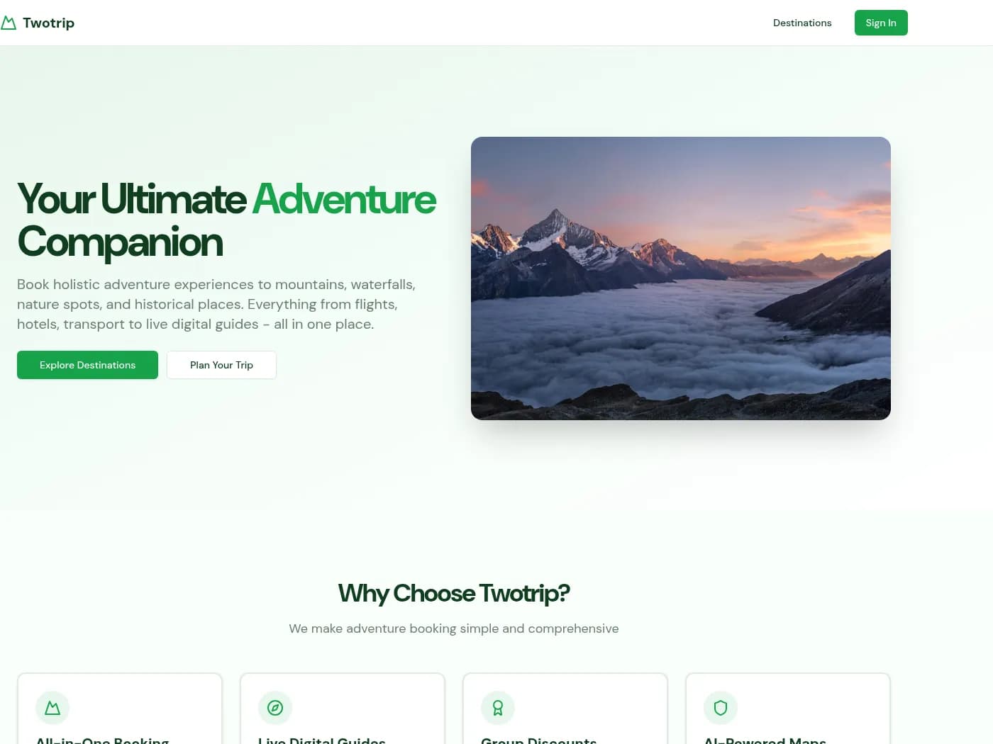 Twotrip Adventure Portal