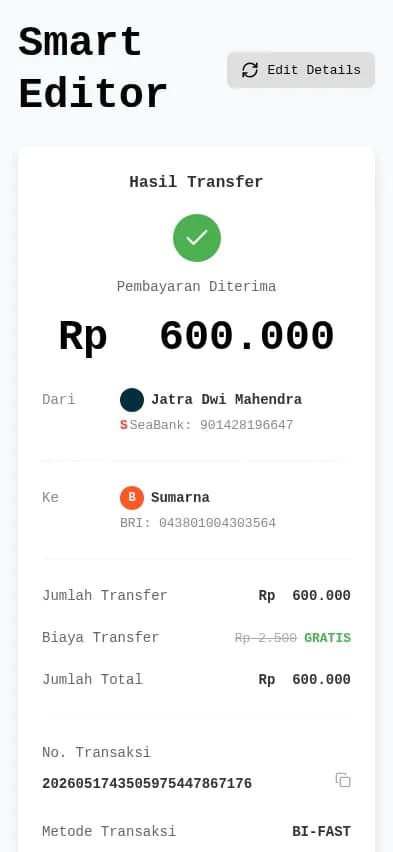 Smart Transaction Editor
