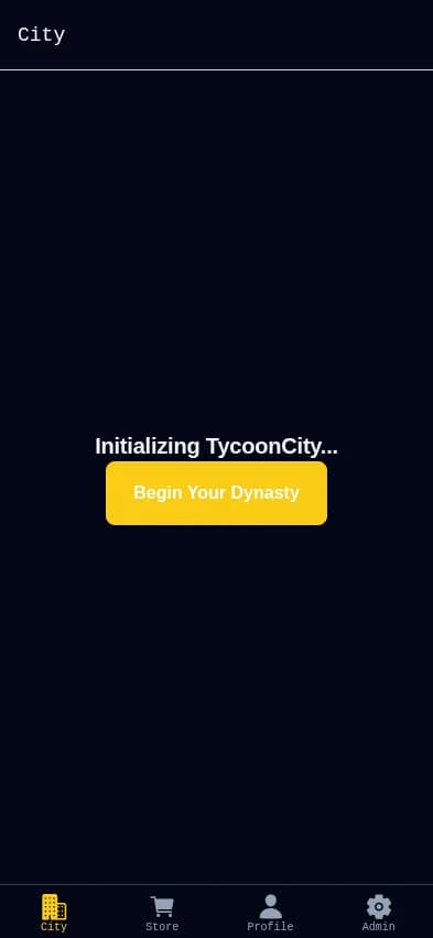 TycoonCity Tycoon Game