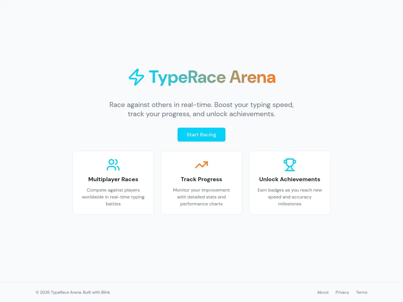 TypeRace Arena