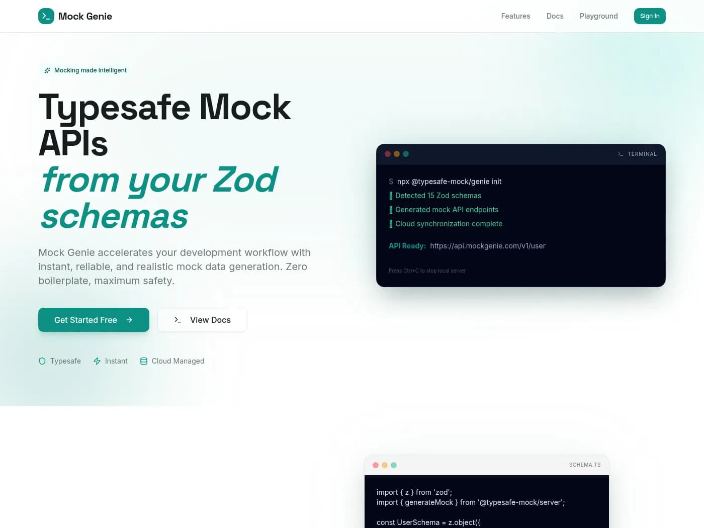 Typesafe Mock Genie