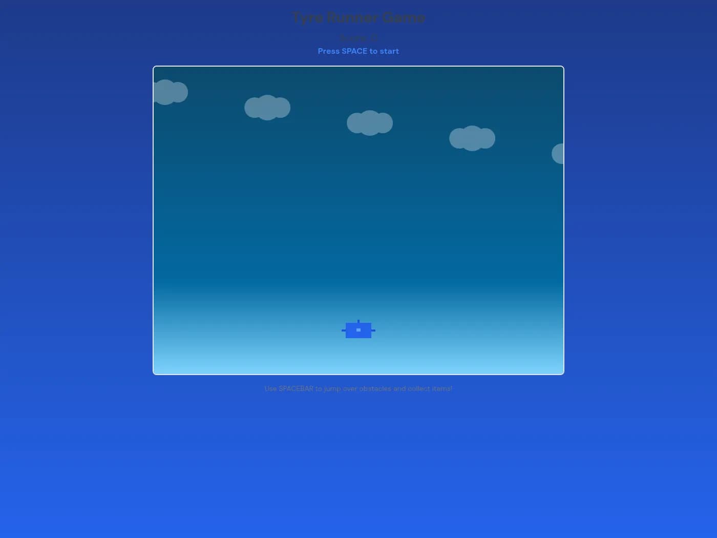 Tyre Runner Game