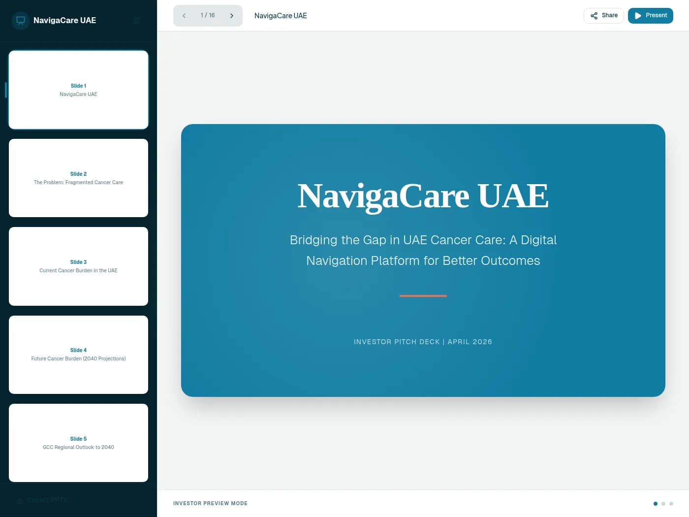 UAE Cancer Navigator Deck