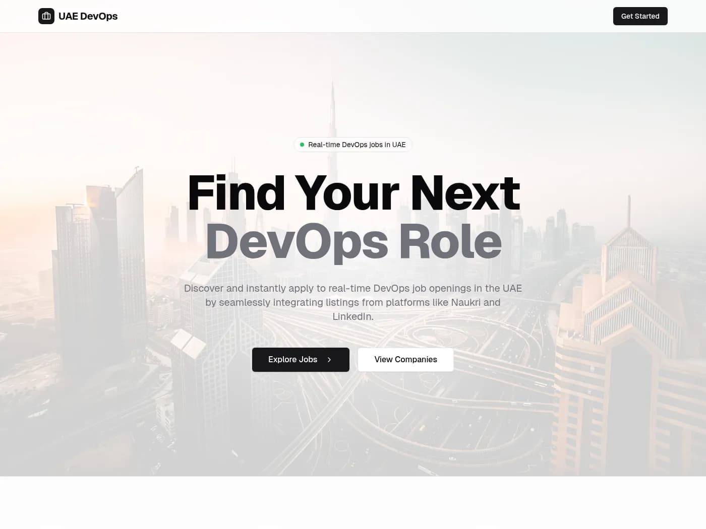 UAE DevOps Job Finder