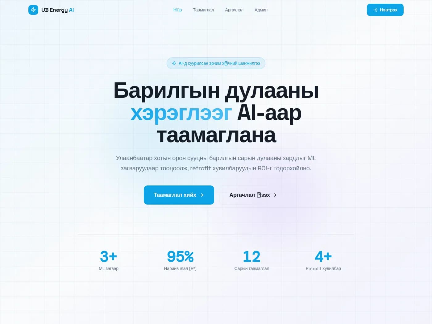 UB Energy AI Platform
