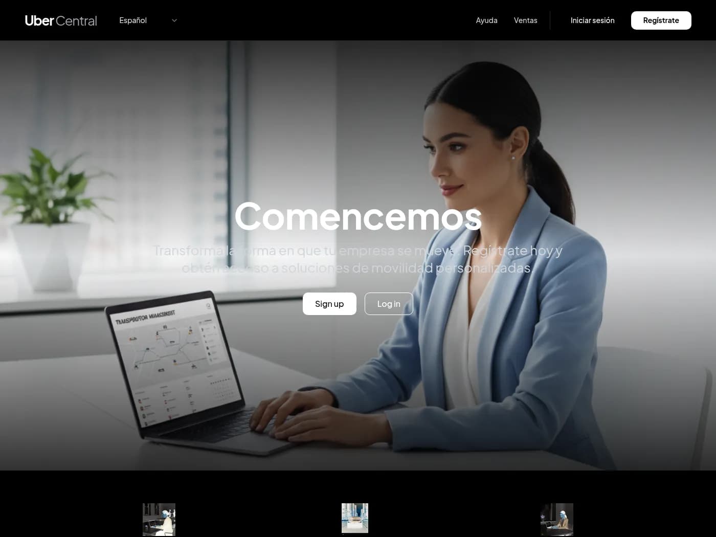 Uber Central Signup Portal