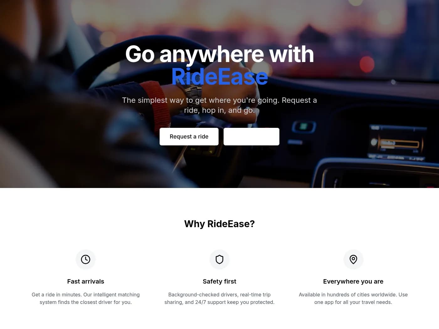 RideEase UBER Clone