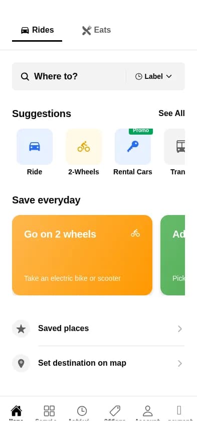 Uber Clone Mobile App