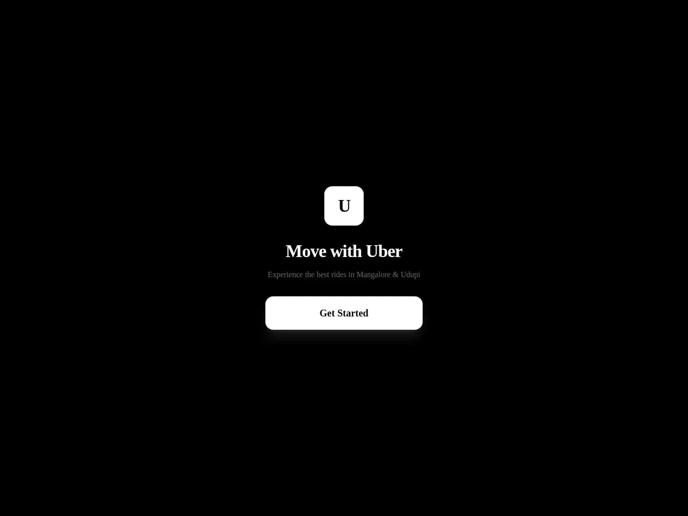 Mangalore-Udupi Uber Clone