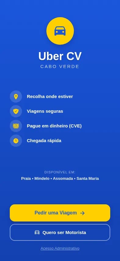 Uber CV Cabo Verde