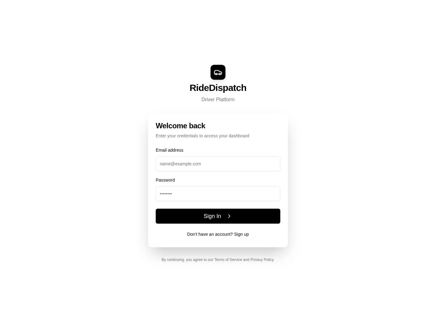 RideDispatch Clone