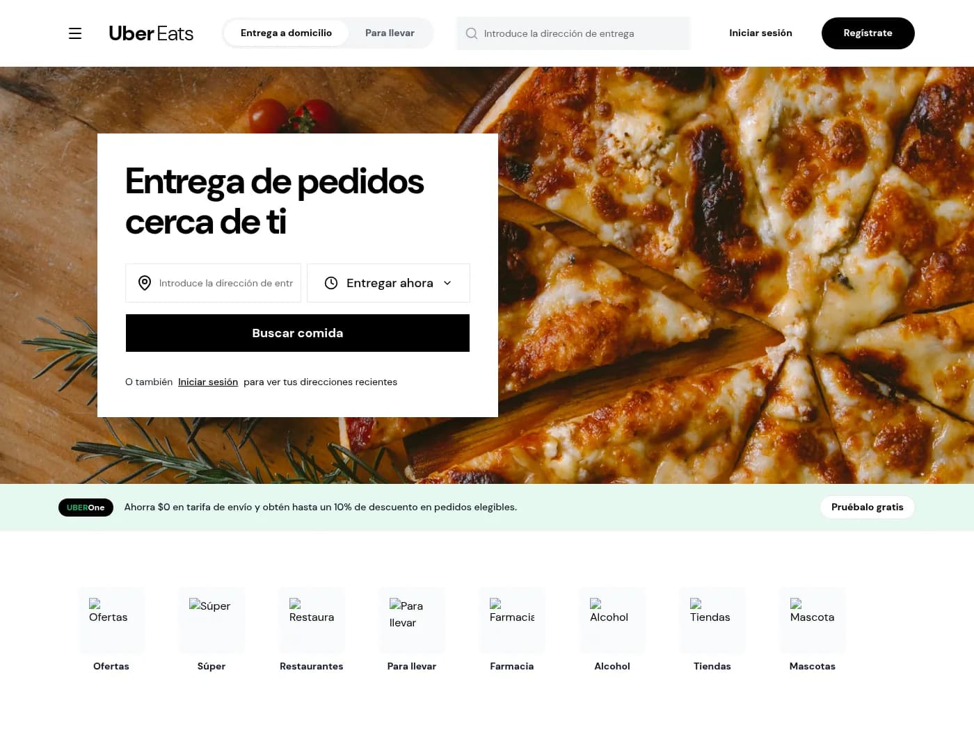 Ubereats MX Clone