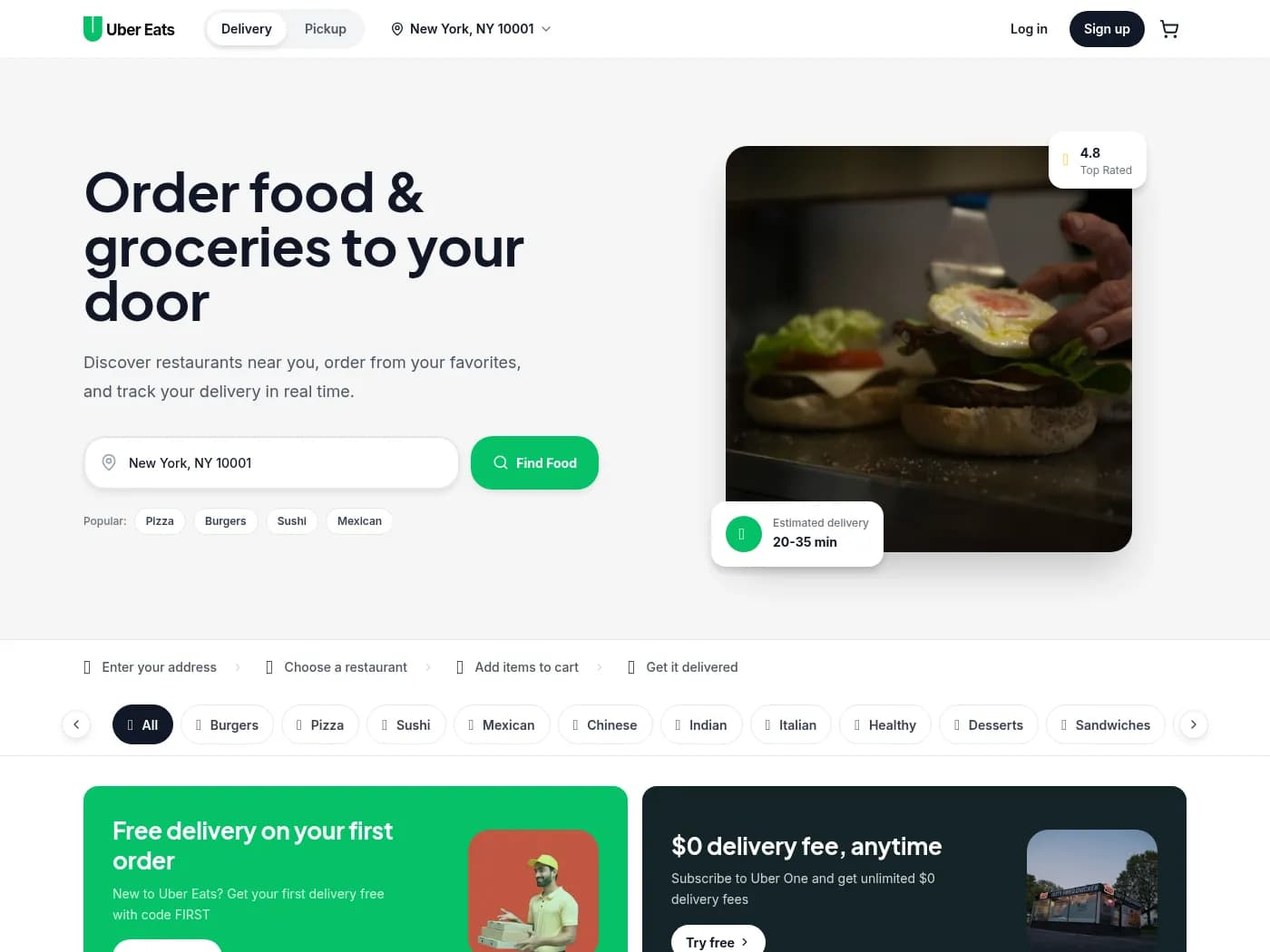 Ubereats Web Clone