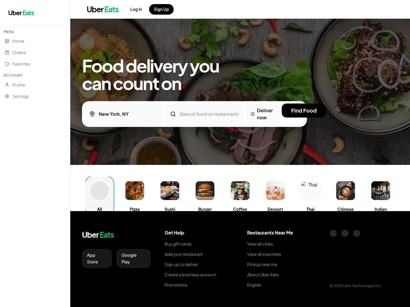 EatsDelivery Web Clone