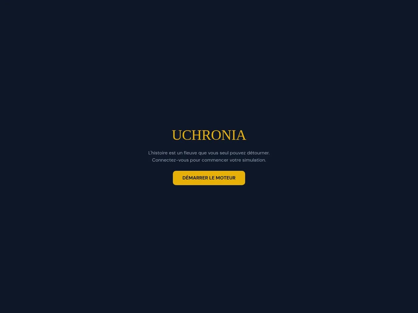 Uchronia Strategy Simulator