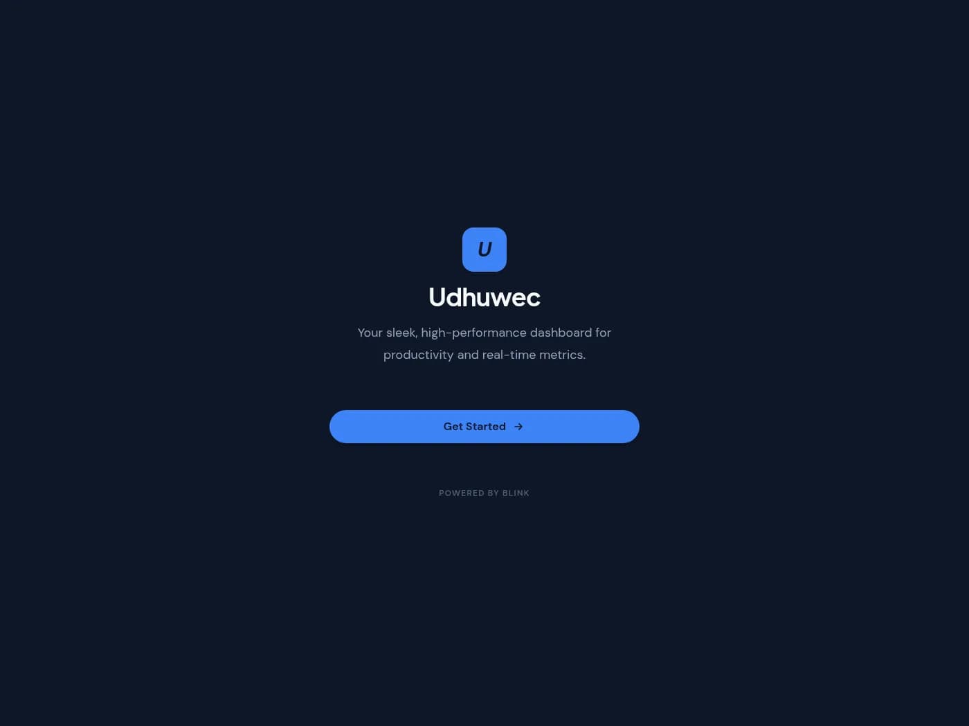 Udhuwec Dashboard