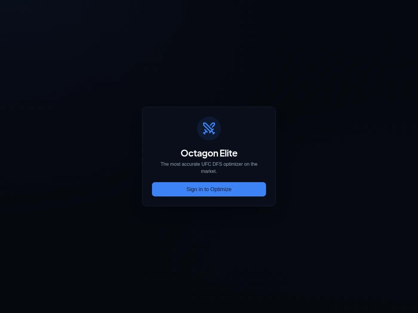 UFC DraftKings Optimizer