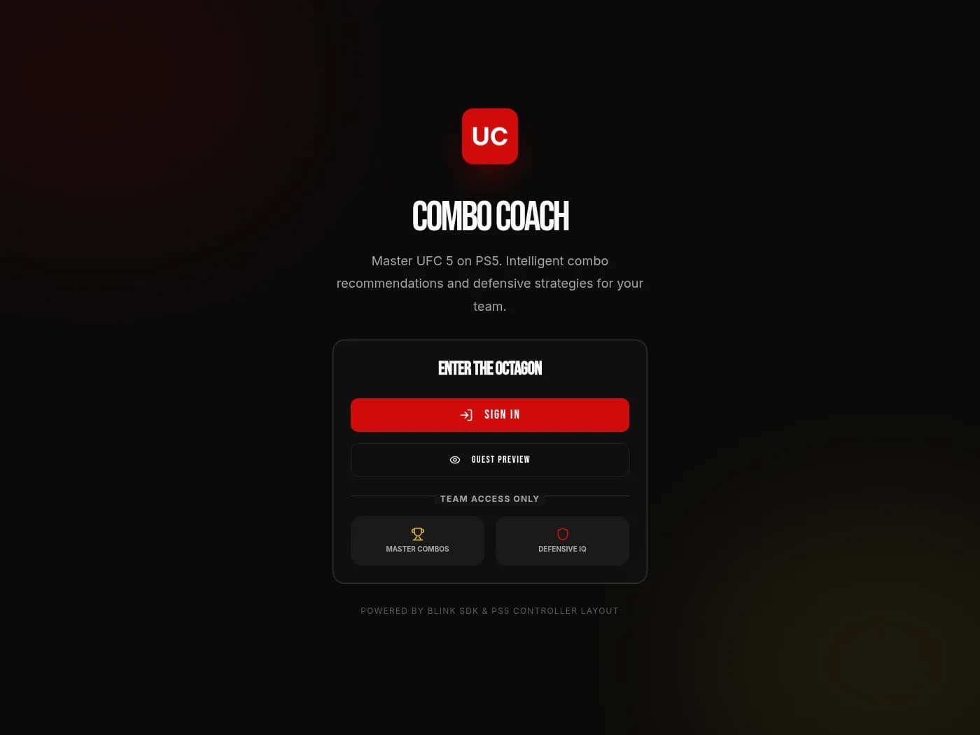 UFC 5 Combo Coach