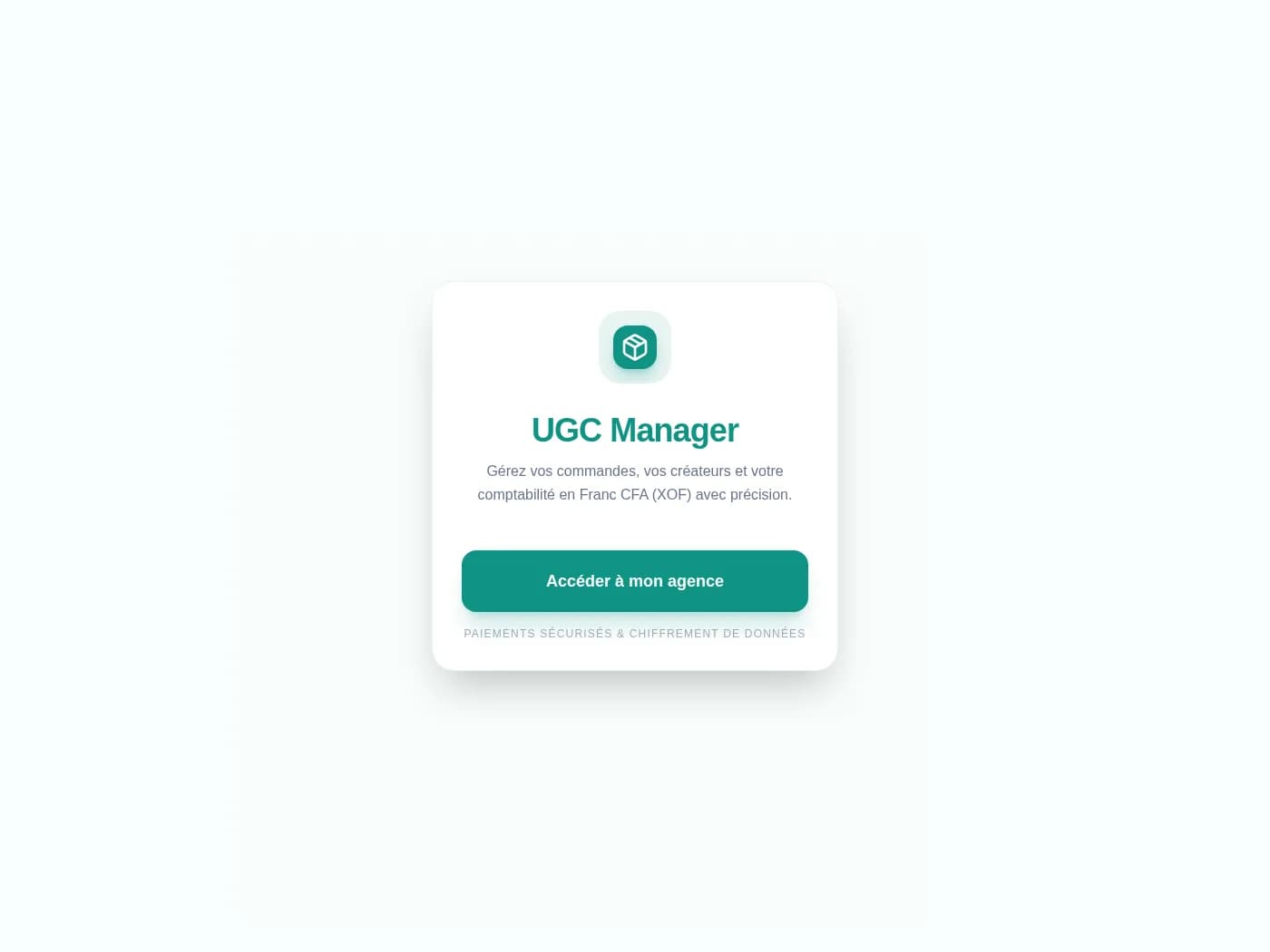 UGC Agency Manager