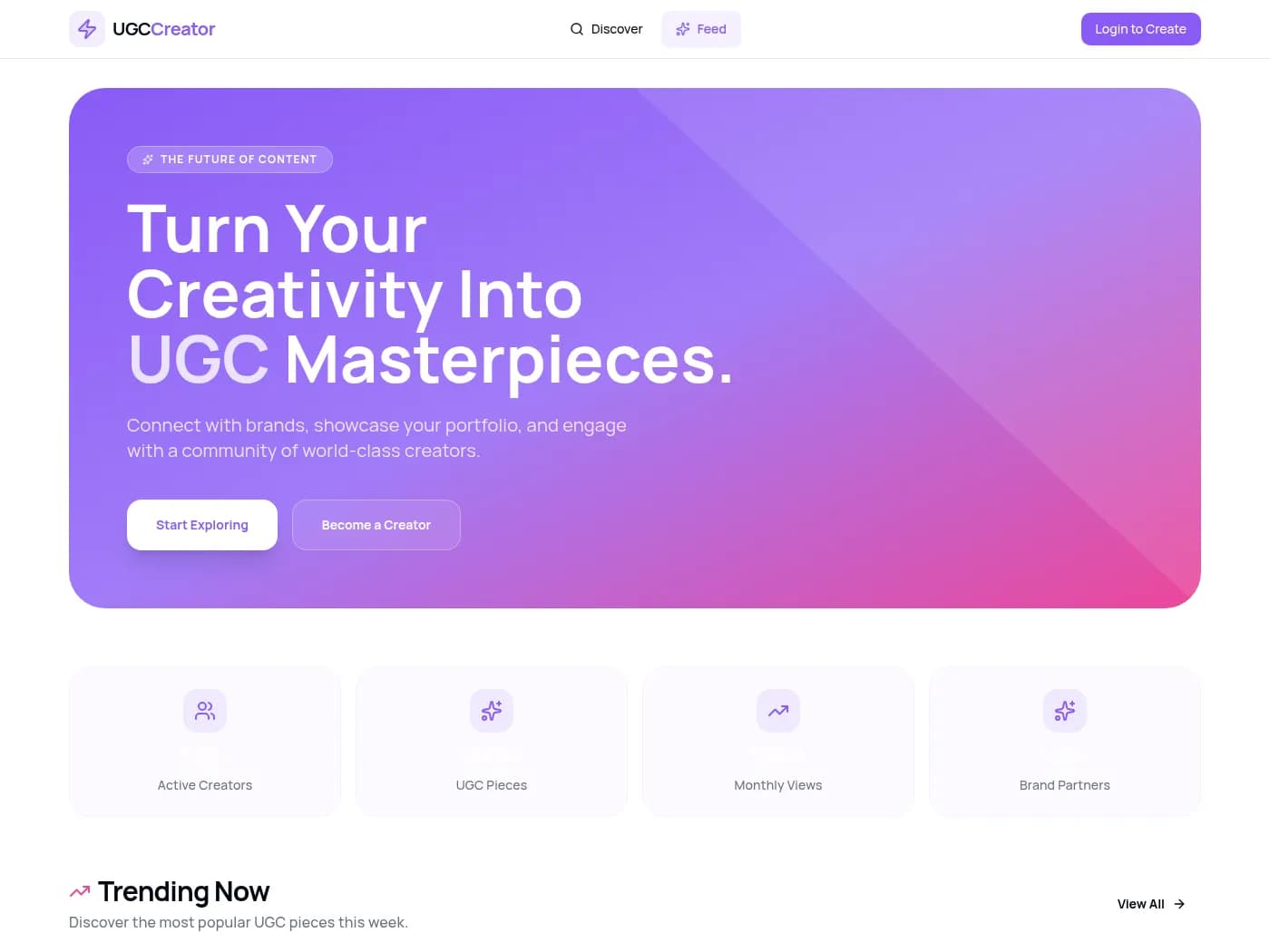 UGC Creator Hub