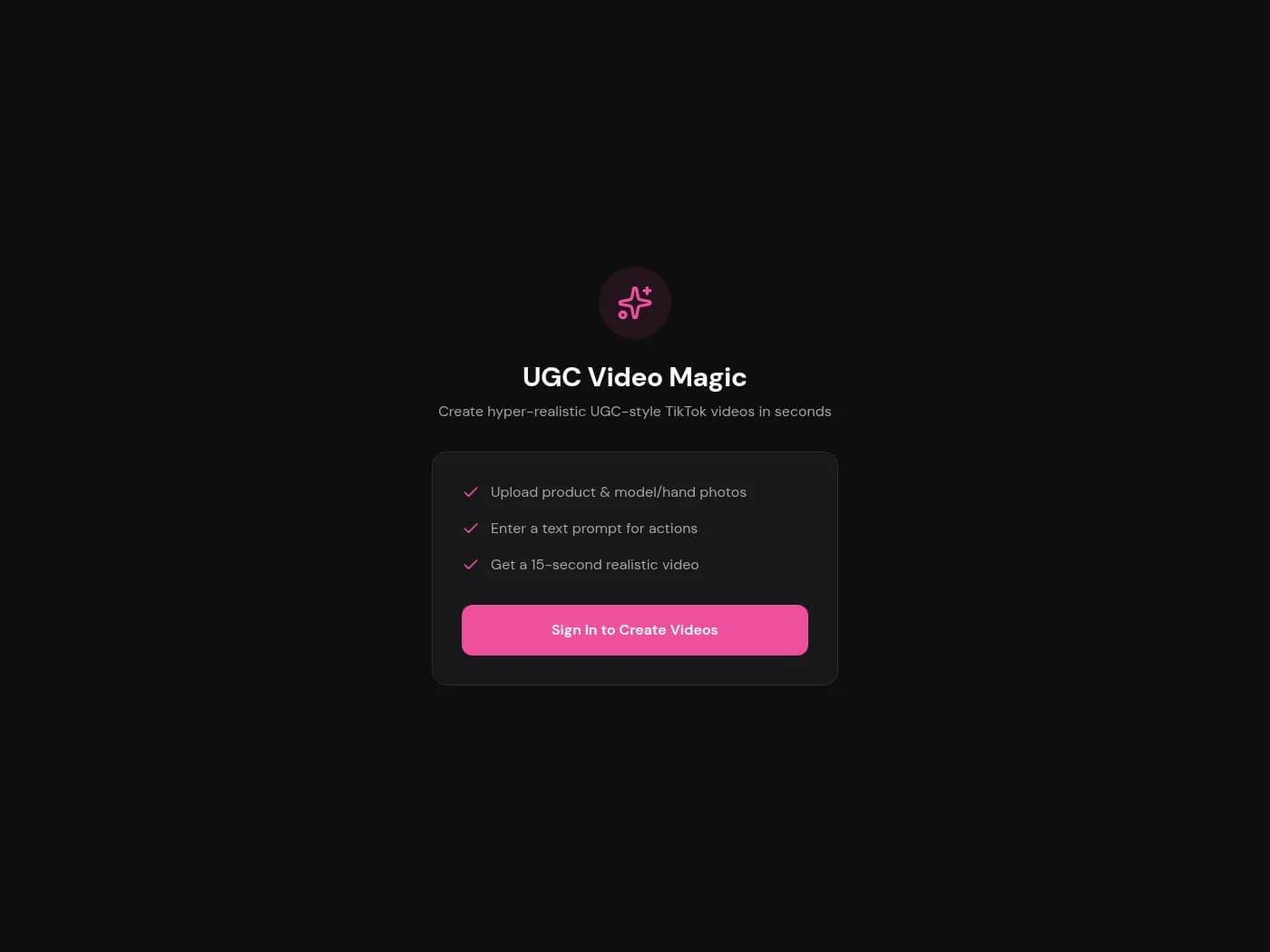UGC Video Magic
