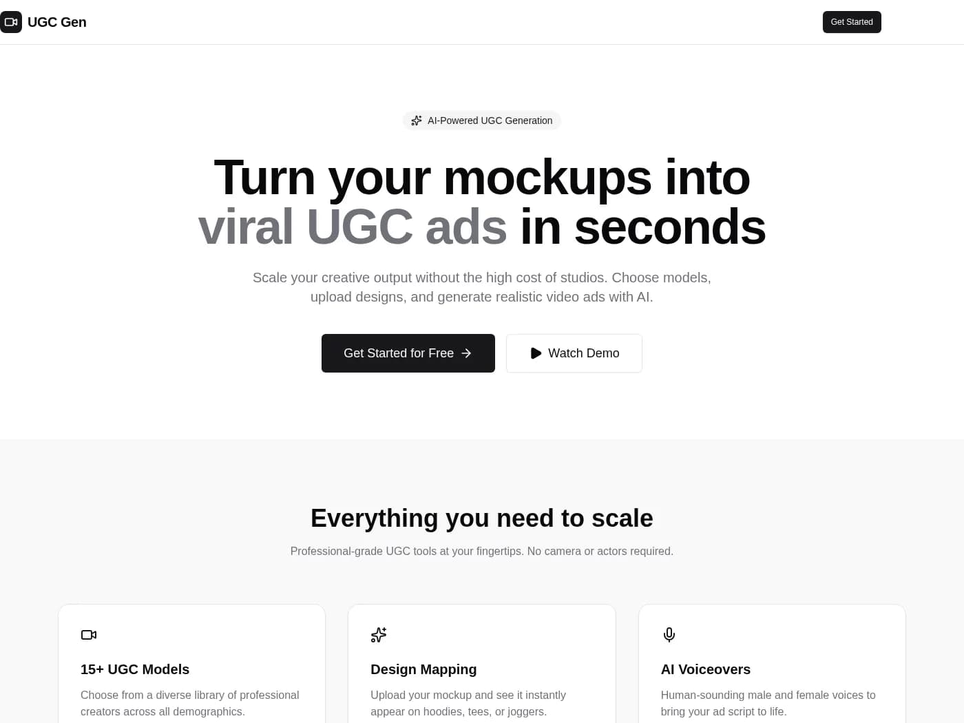 UGC Video Generator