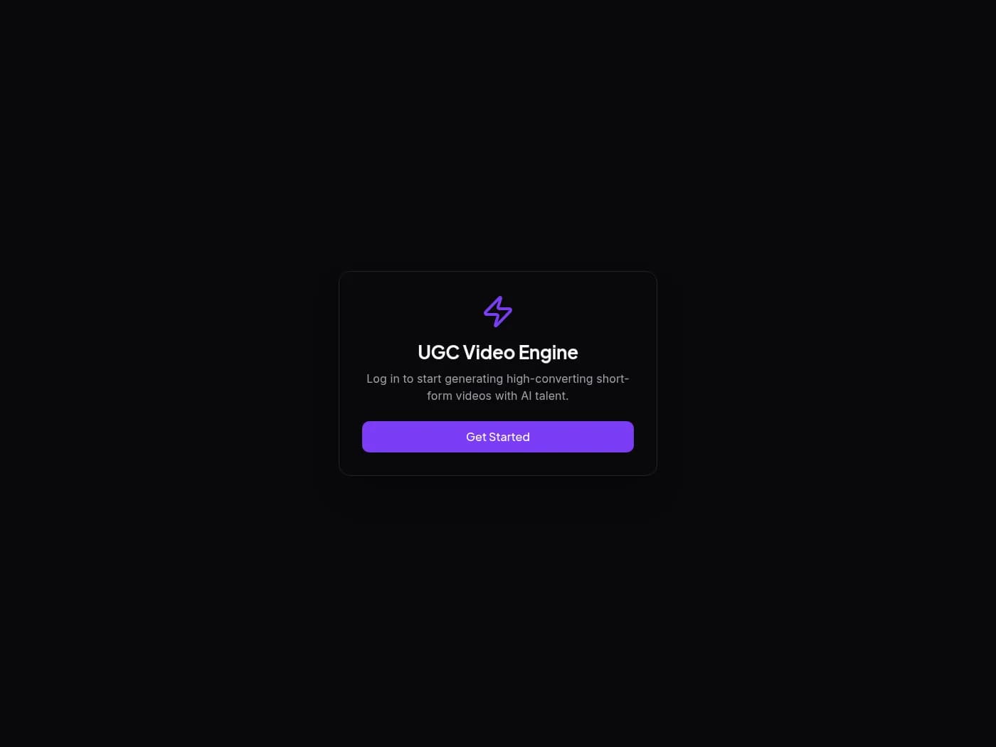 UGC Video Engine