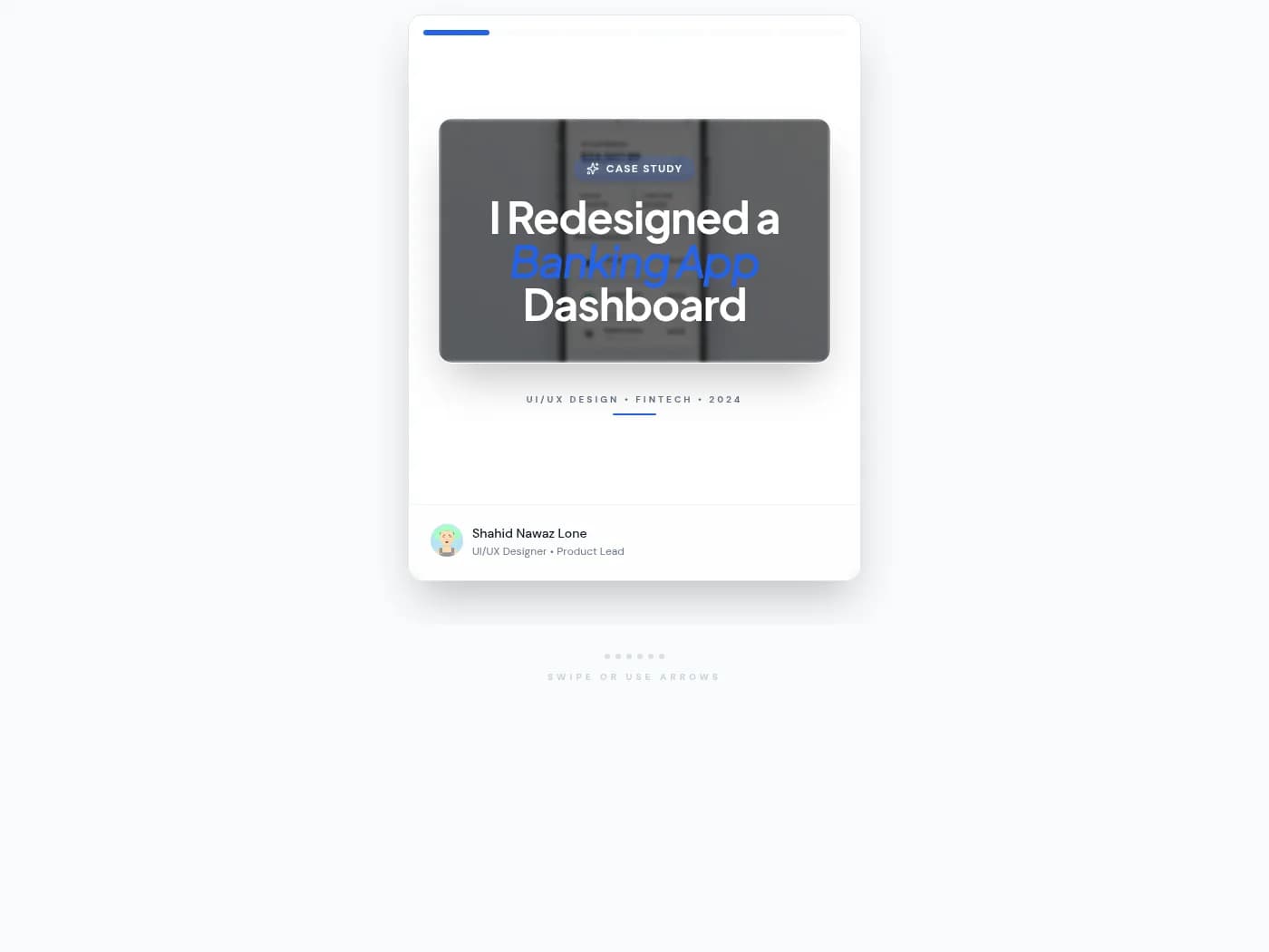 UI Redesign Carousel