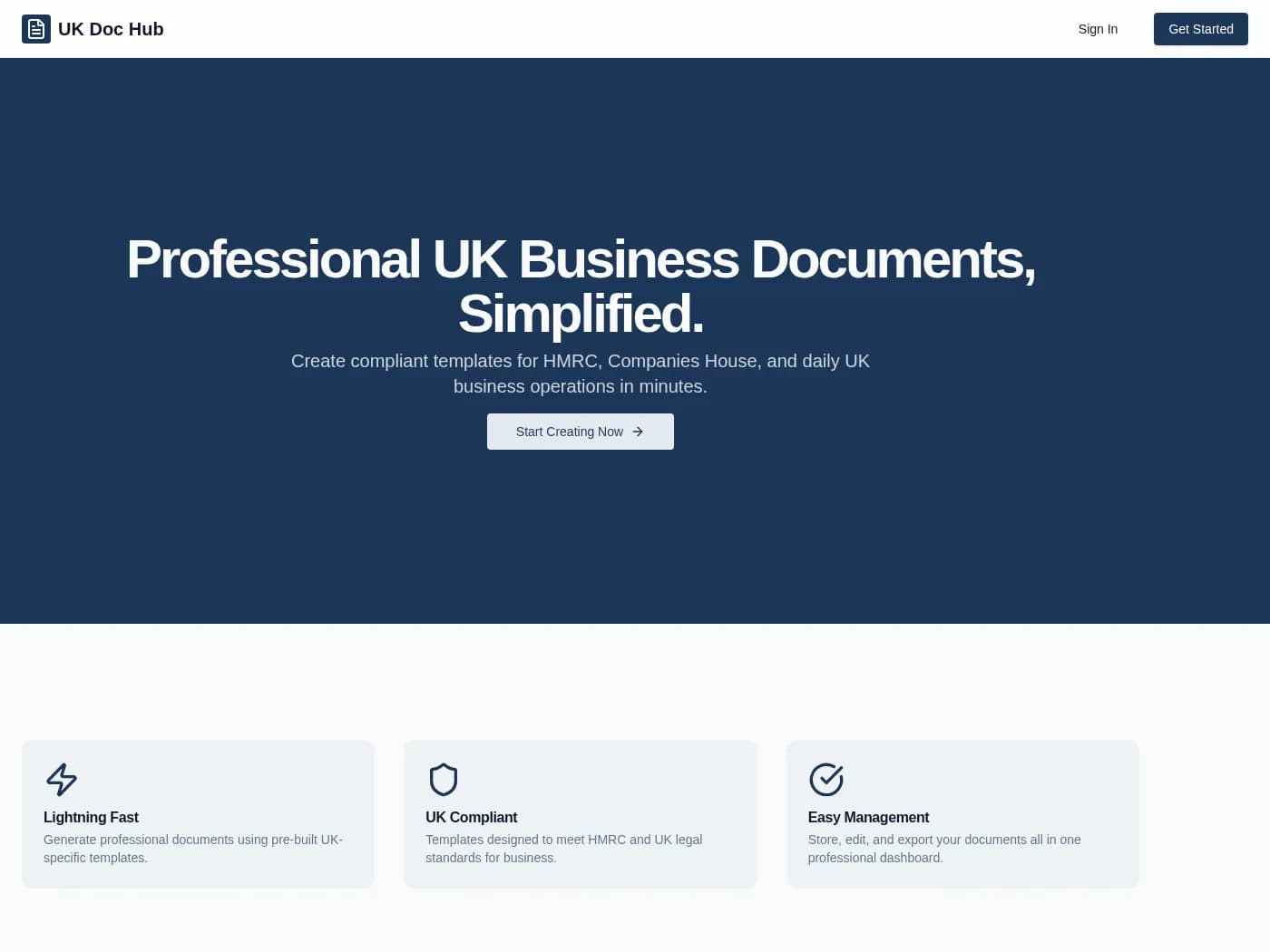 UK Doc Template Hub