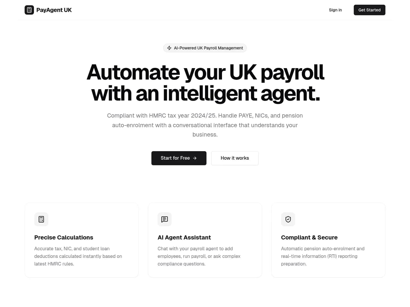UK Payroll Agent