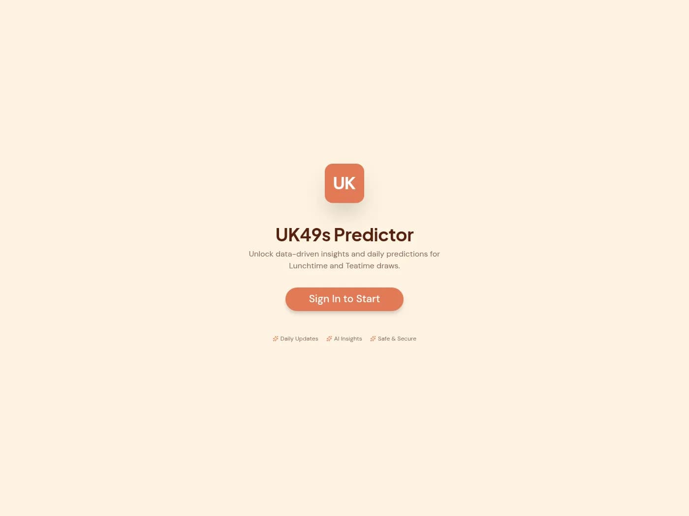 UK49s Lottery Predictor