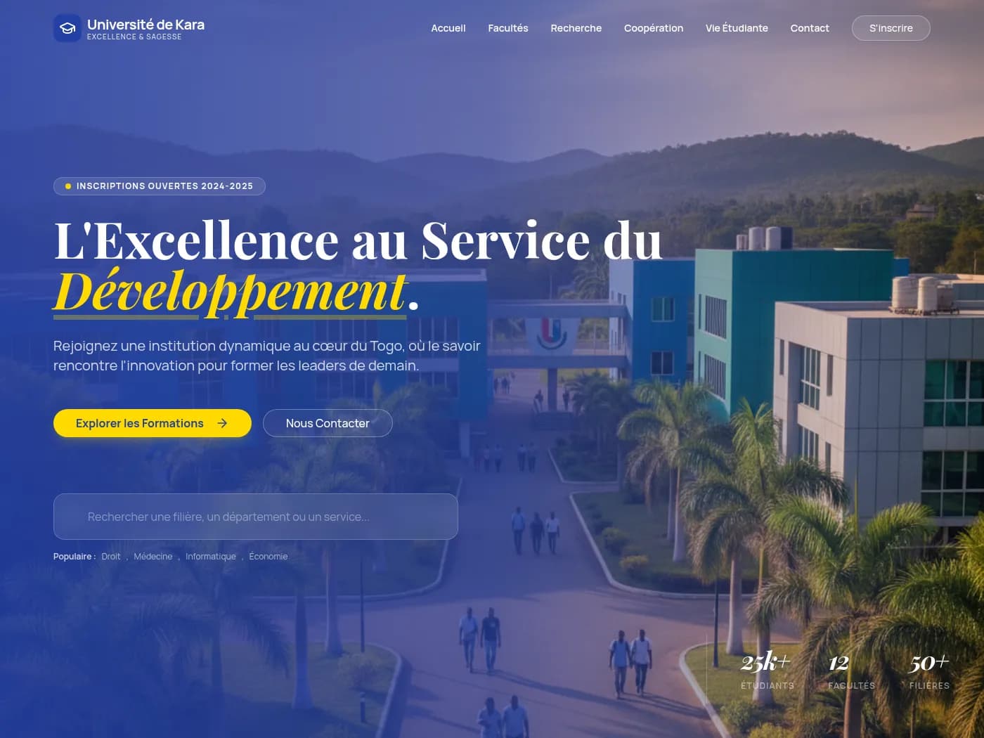 Université de Kara Web