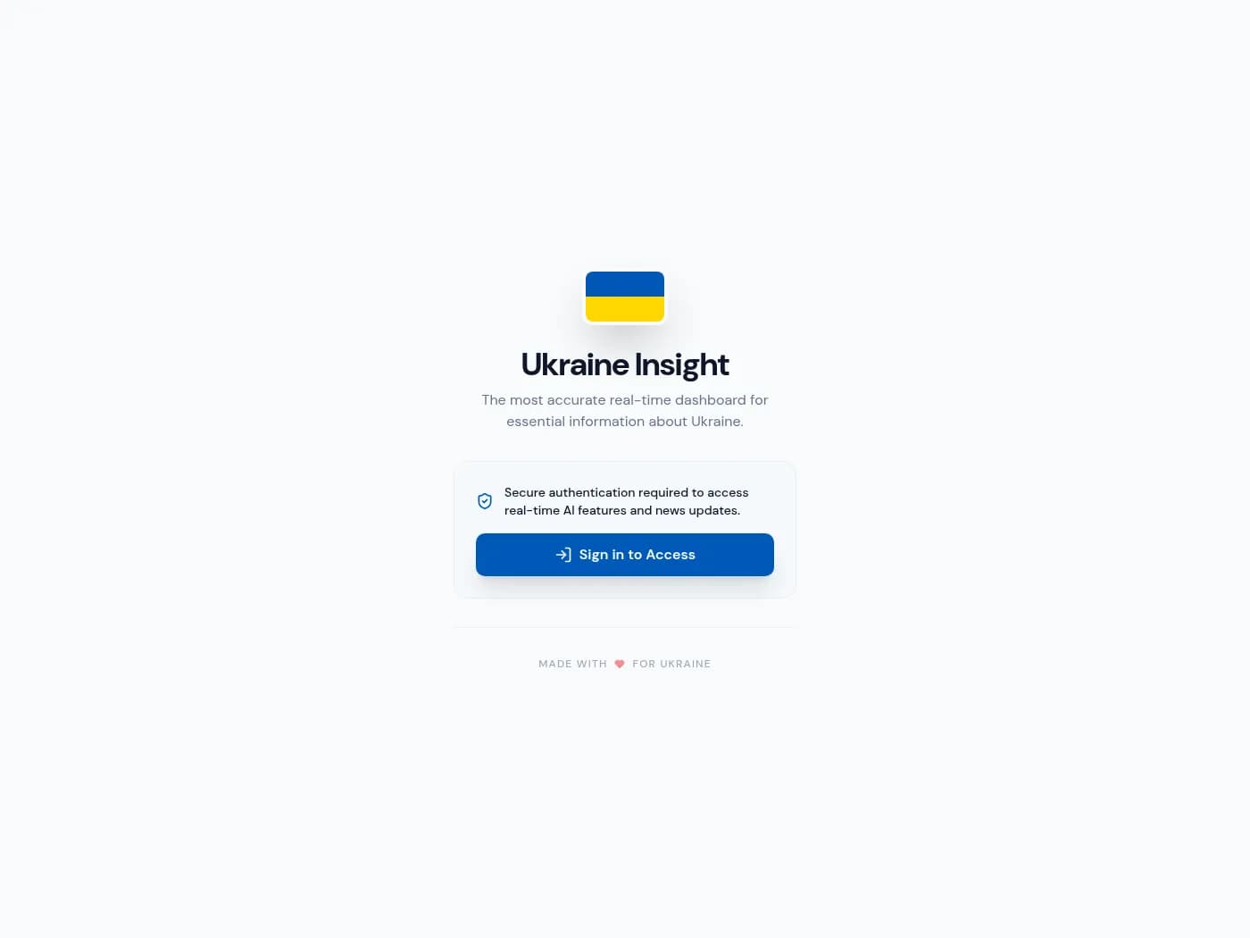 Ukraine Info Script