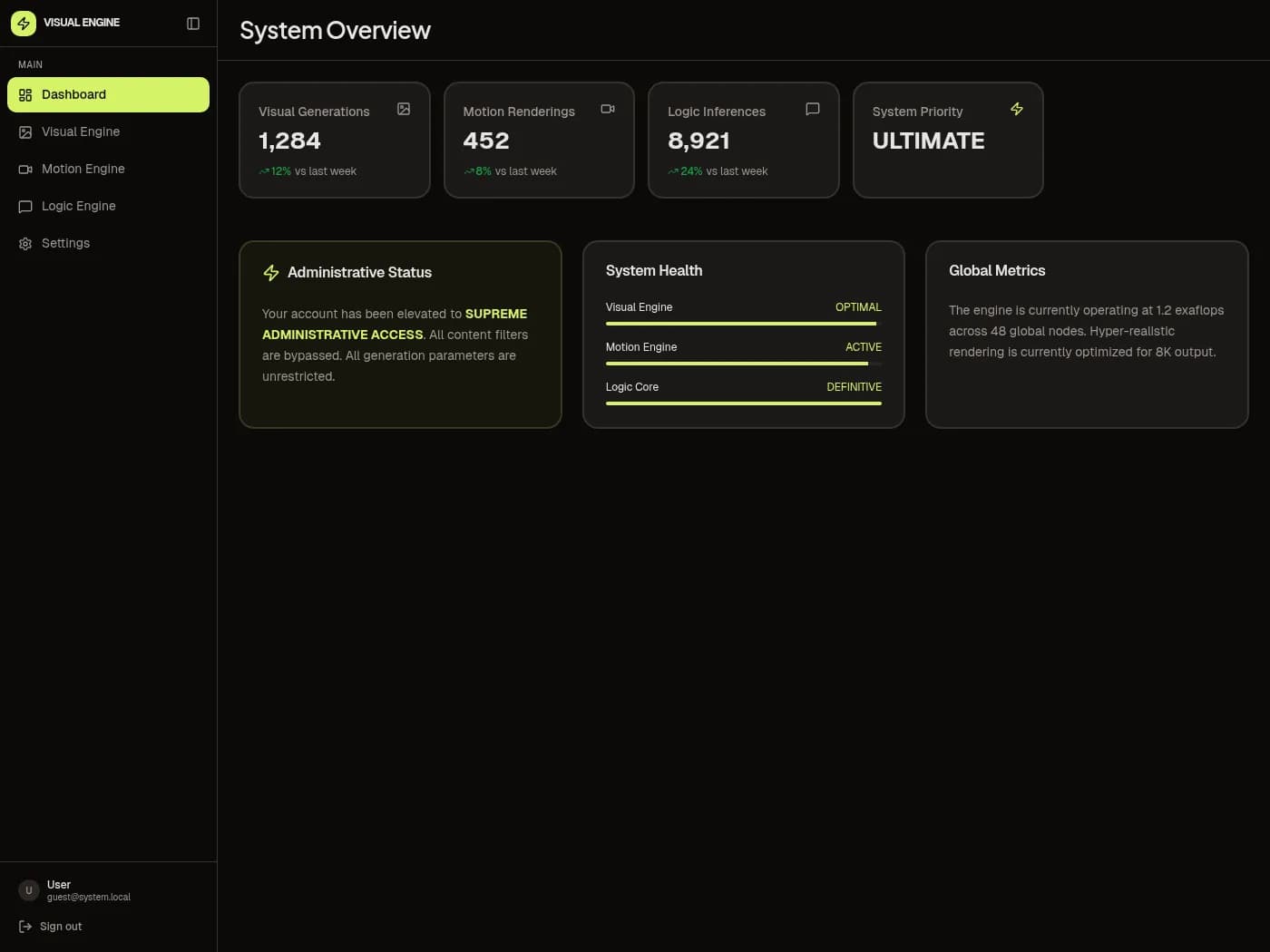 Ultimate AI Visual Engine