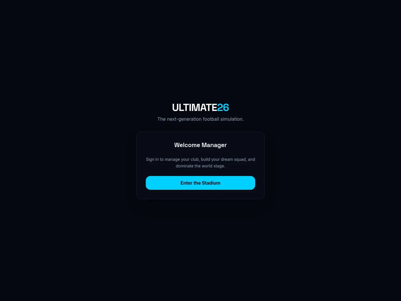 Ultimate Football 26
