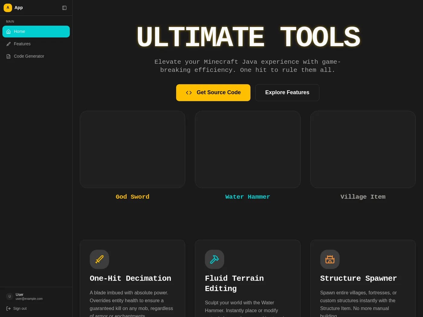 Ultimate Tools Mod