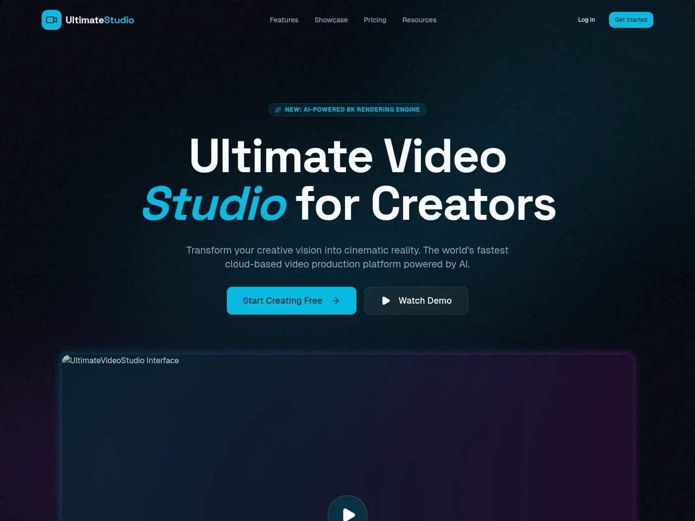 UltimateVideoStudio Webpage