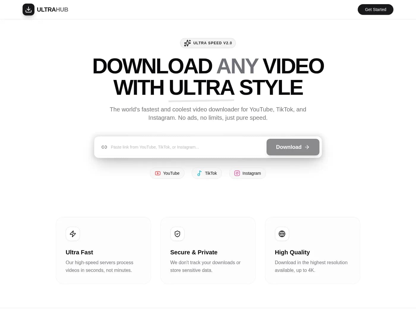 Ultra Downloader Hub