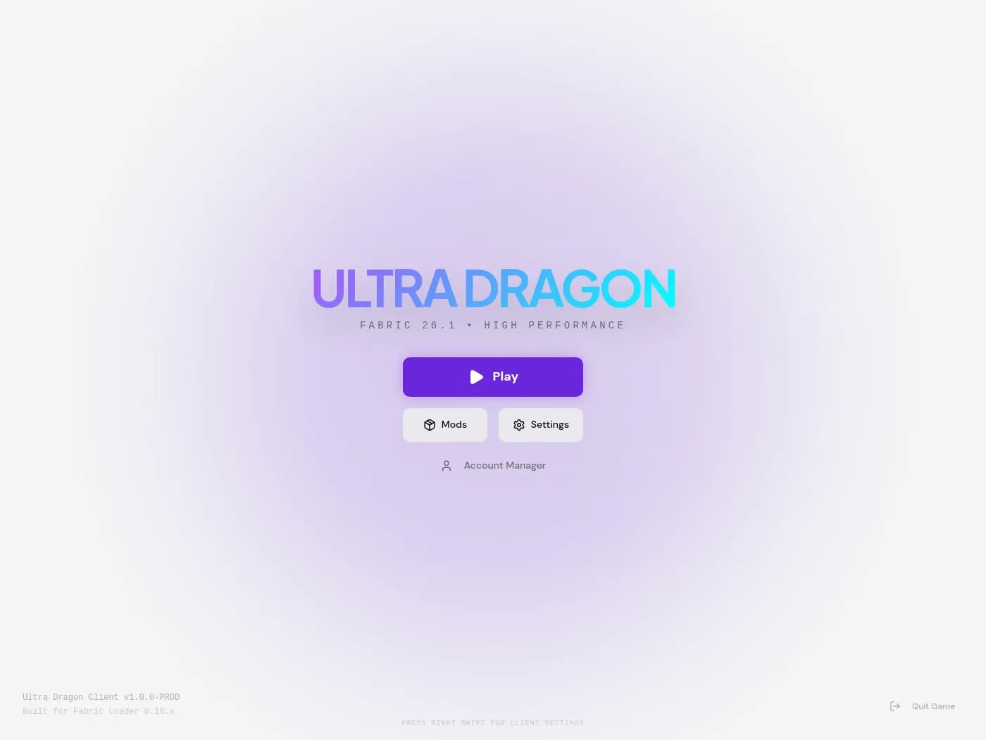 Ultra Dragon Client