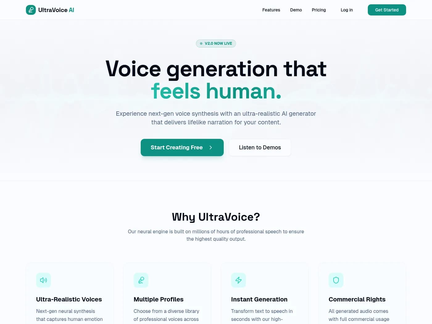UltraRealist Voice AI SaaS