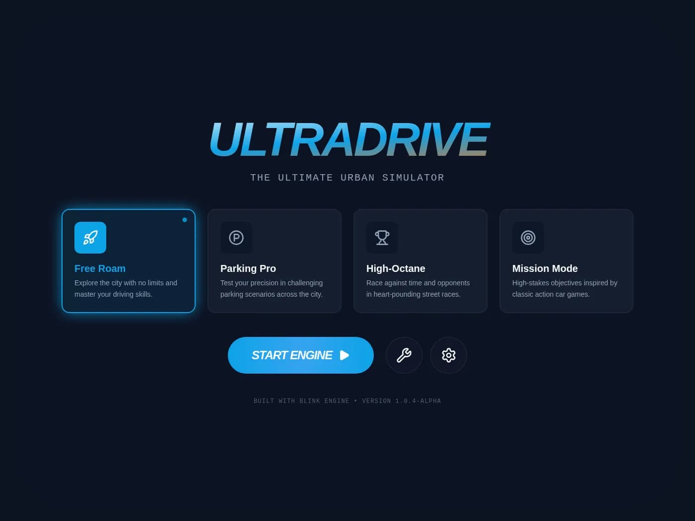 UltraDrive Car Simulator