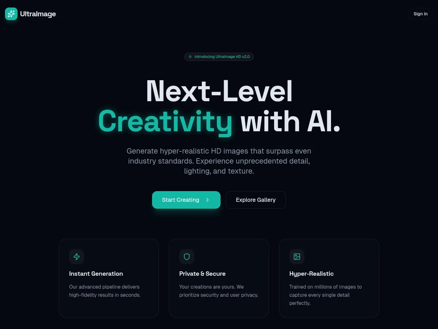 UltraImage AI Generator