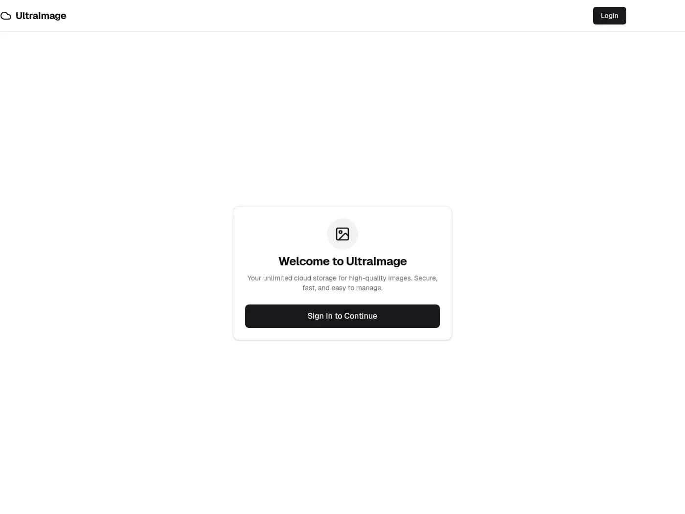 UltraImage Cloud Storage