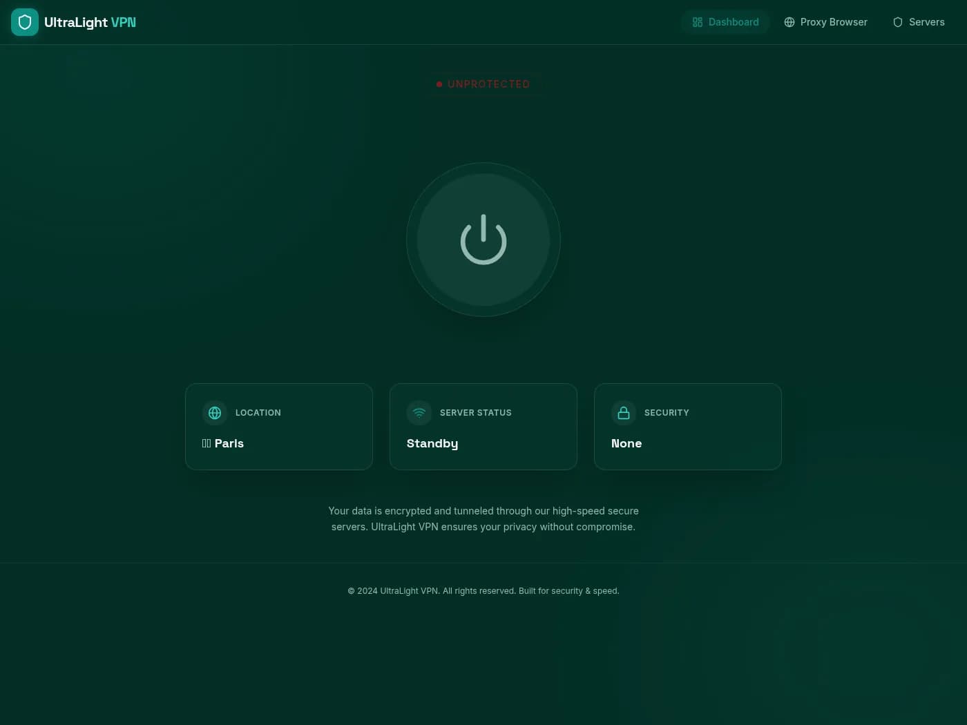 UltraLight Free VPN